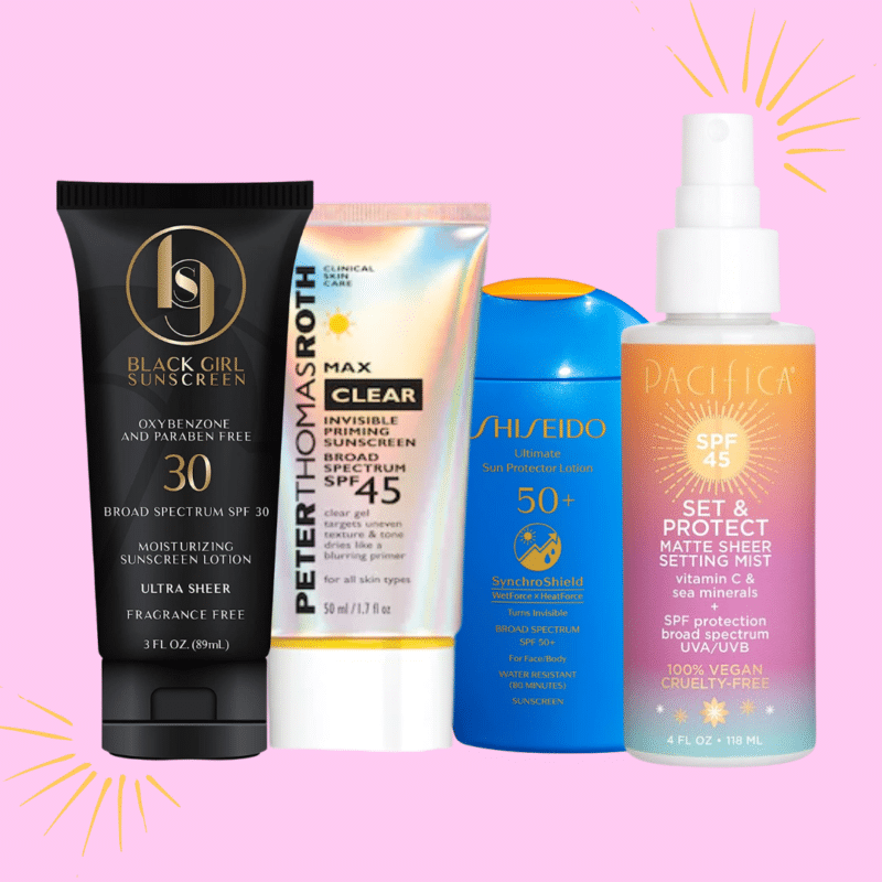 The Best "No White Cast" Sunscreens for: Brown Skin, Dark Skin Tones ...